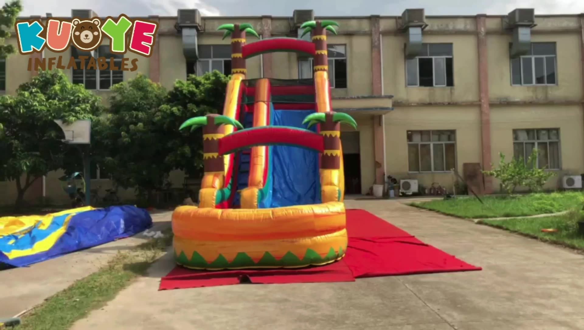 Plastic Water Slide Into Pool Waterslide Inflatable Made In China - Buy ...