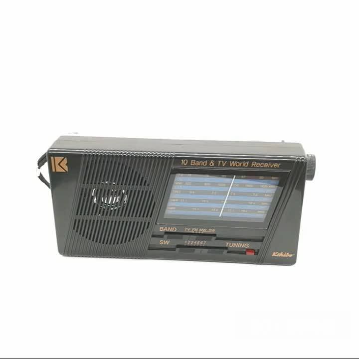 Fm/tv/mw 10 Band World Band Receiver Portable Kchibo Multiband Radio ...