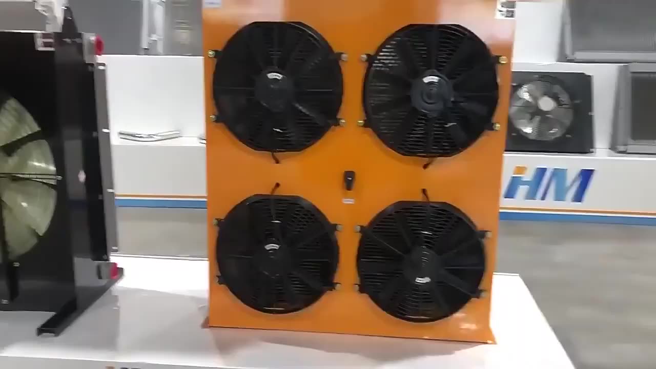 Oil Cooler For Hydraulic Haimao Ah3818t Hydraulic Oil Coolers Radiators Industry Fan Coolers ...