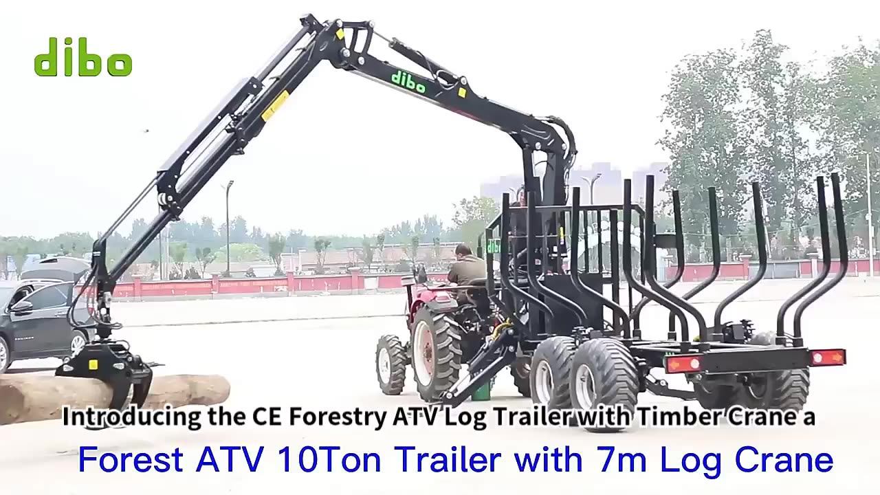Ce Certified Atv Tow Behind Forest Equipment Hydraulic Truck Tractor ...