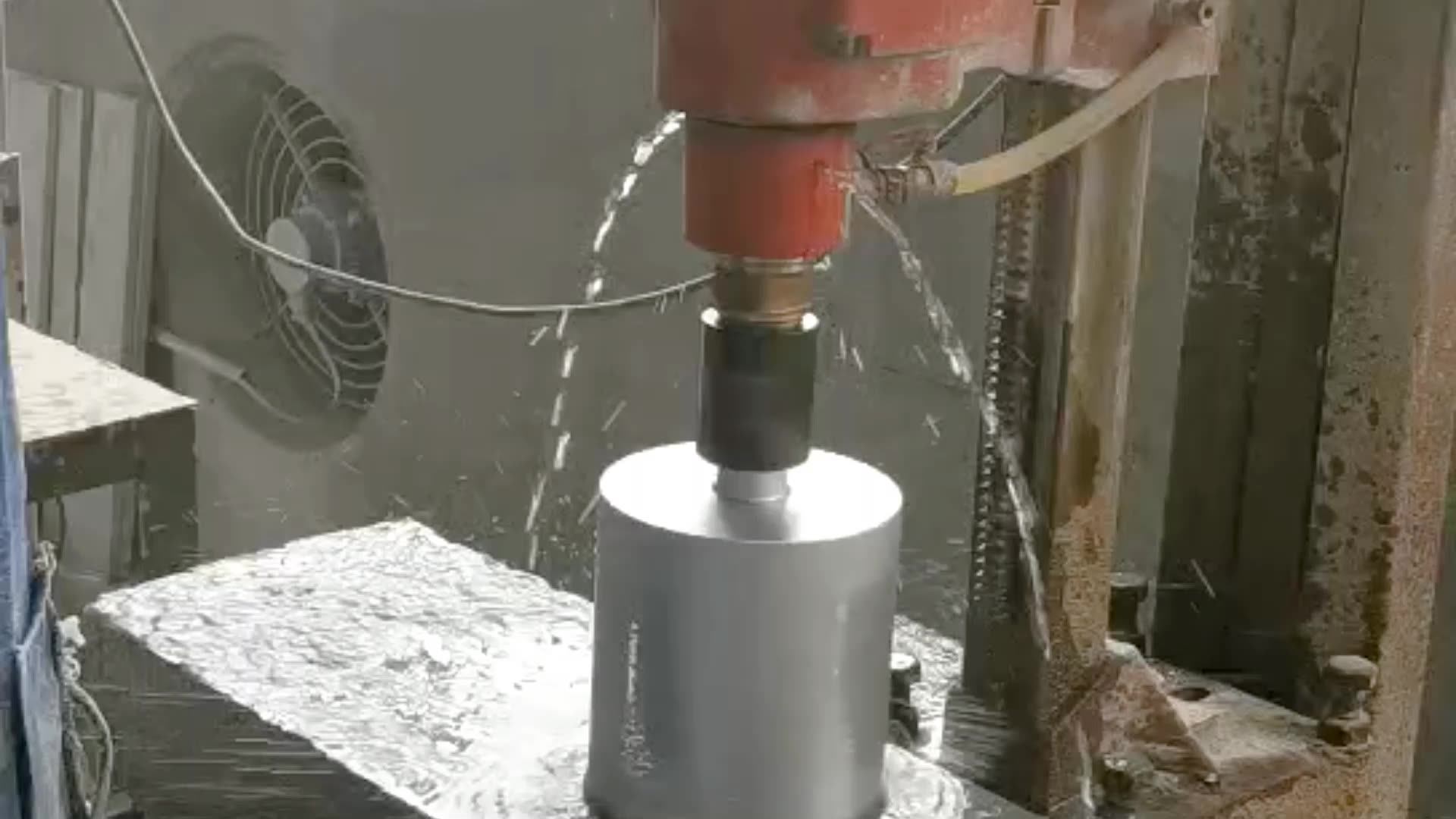 102mm Diameter 180mm Length Dimple Korea Diamond Segment Core Drill Bit ...