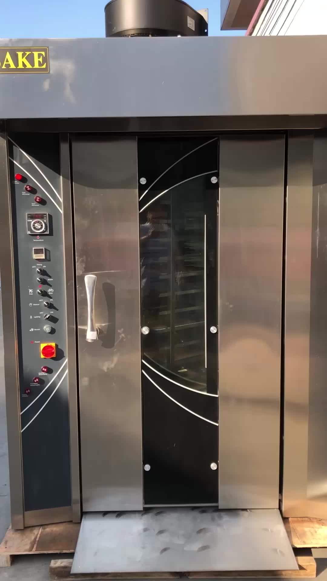 Industrial Bread Baking Machine Rotary Oven Pizza Baking Oven - Buy ...