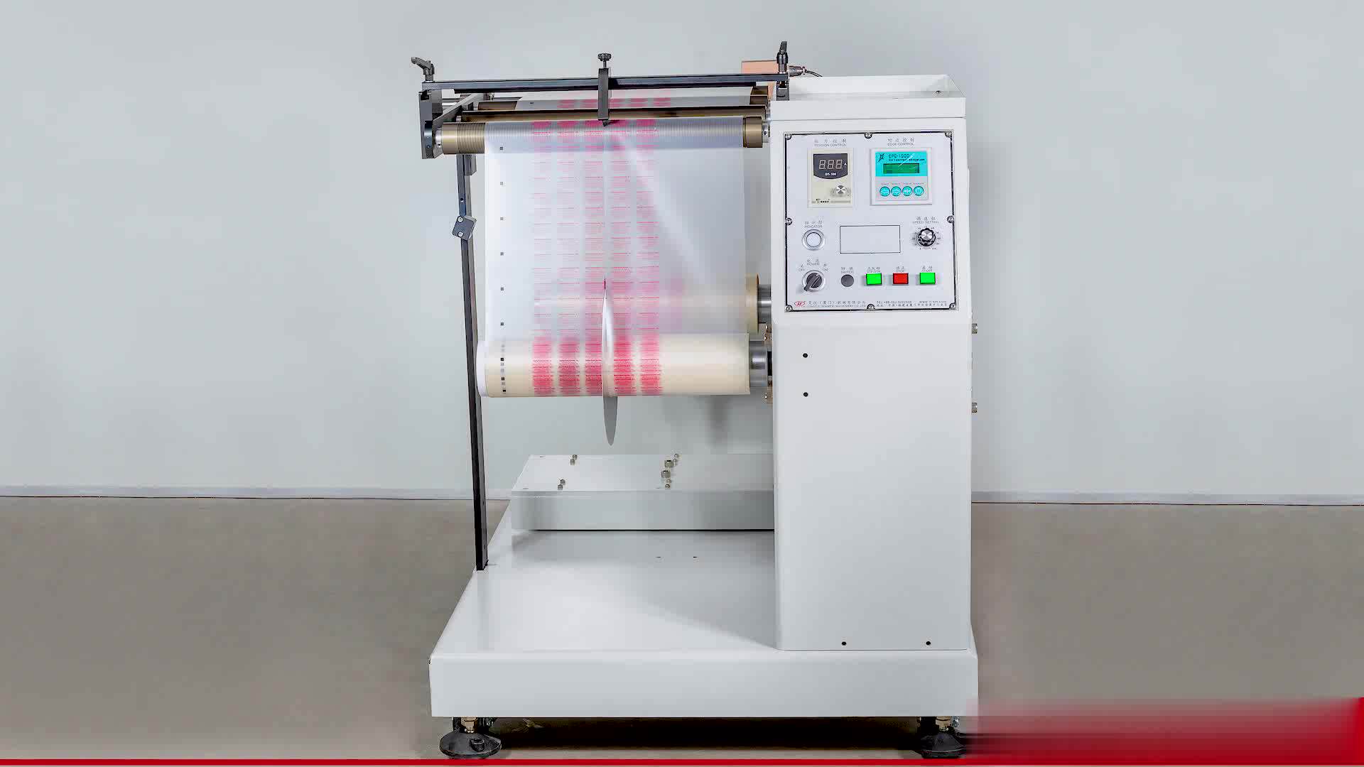 Tension Control Motor Rewinding Tool Roll Label Slitter Rewinder ...