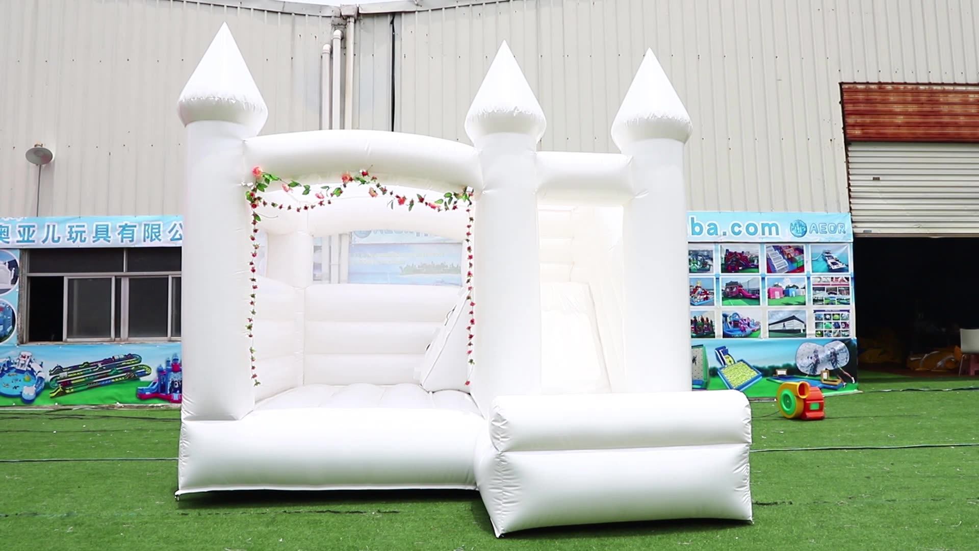 Commercial Grade Inflatable Slide Combo Pastel Solid Color Inflatable ...