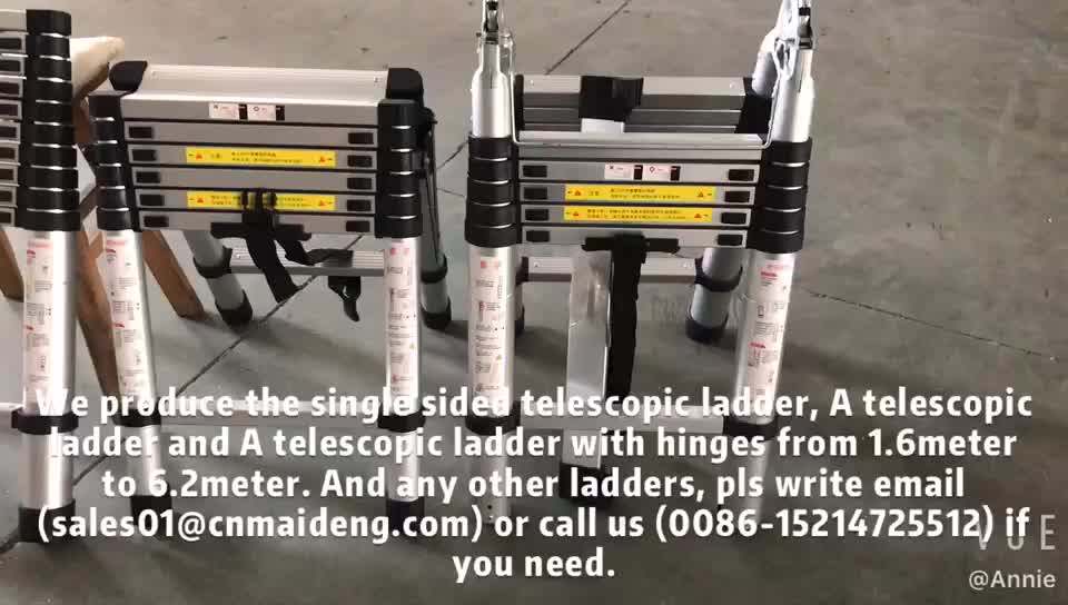 5m Extension /8 Step Ladder Aluminum Electric Lift Ladder Silver ...