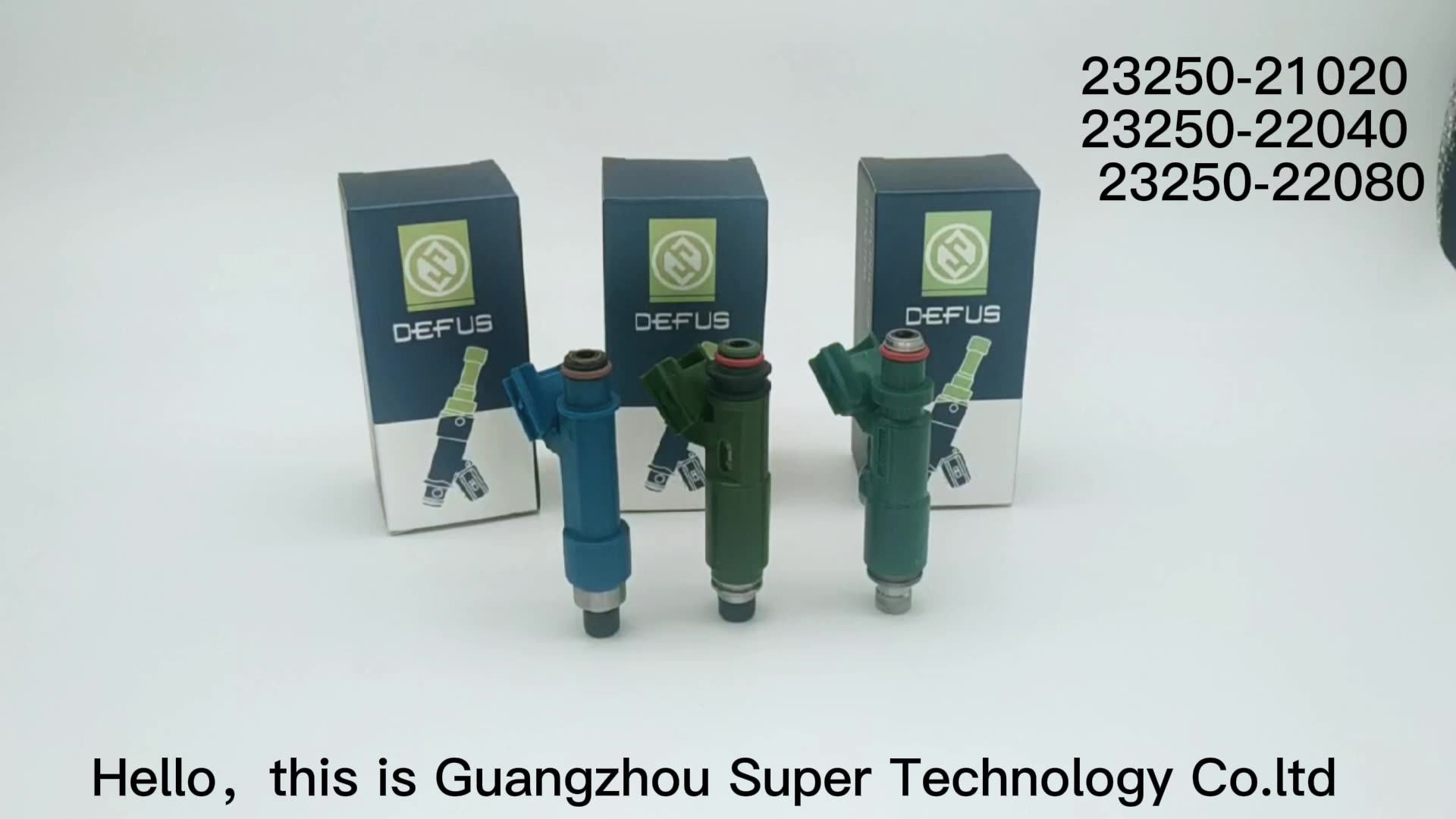 Defus New Original 12 Holes Fuel Gasoline Injectors Oem 23250-21020 For ...