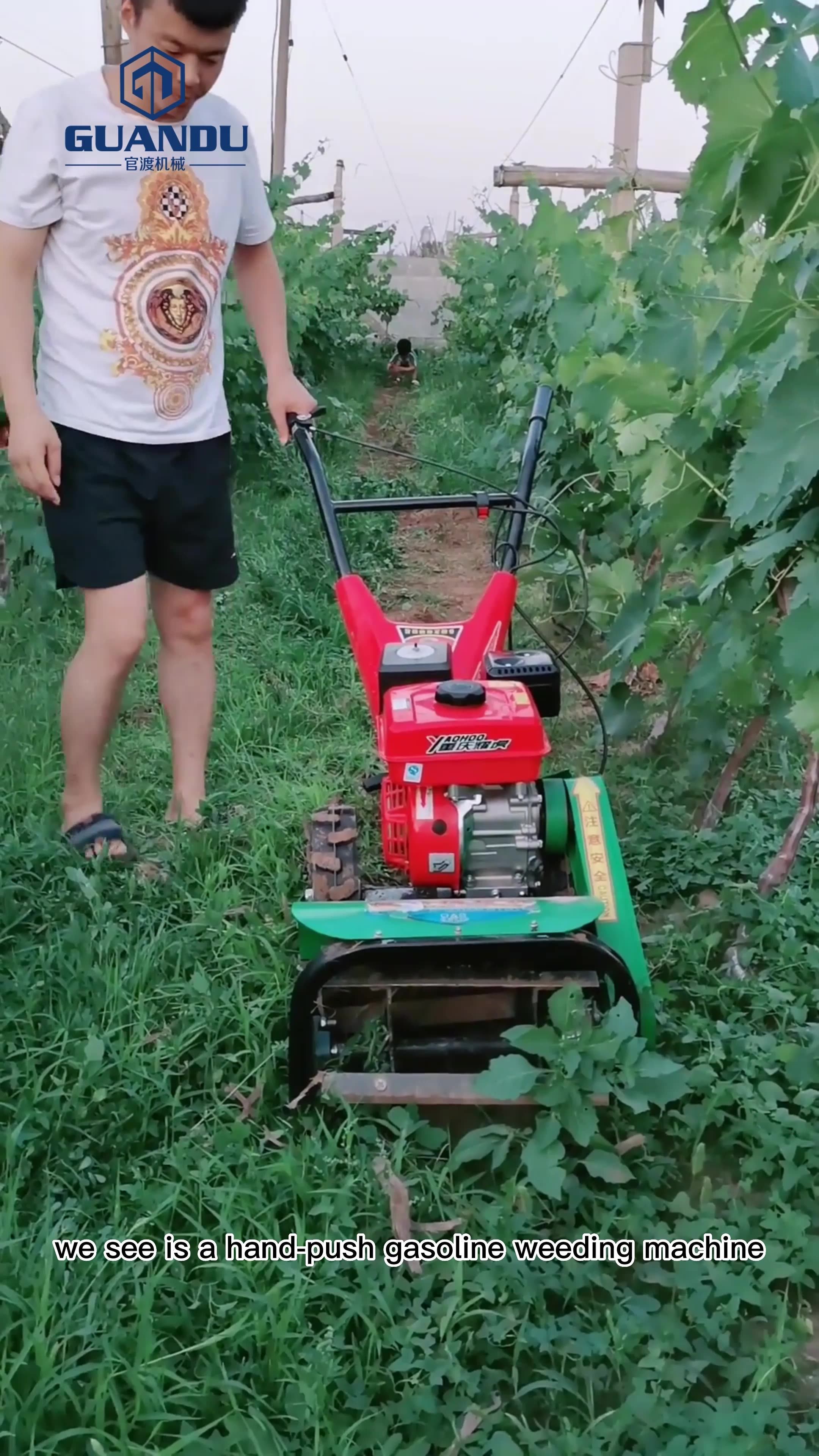 Multifunctional Gasoline Weeder Small Household Agricultural Hand Push ...