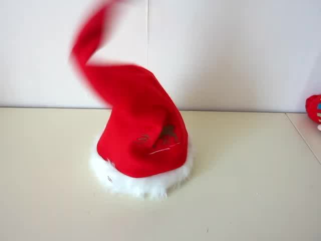 Funny Novelty Electric Dancing Xmas Santa Hat With Musical Singing ...