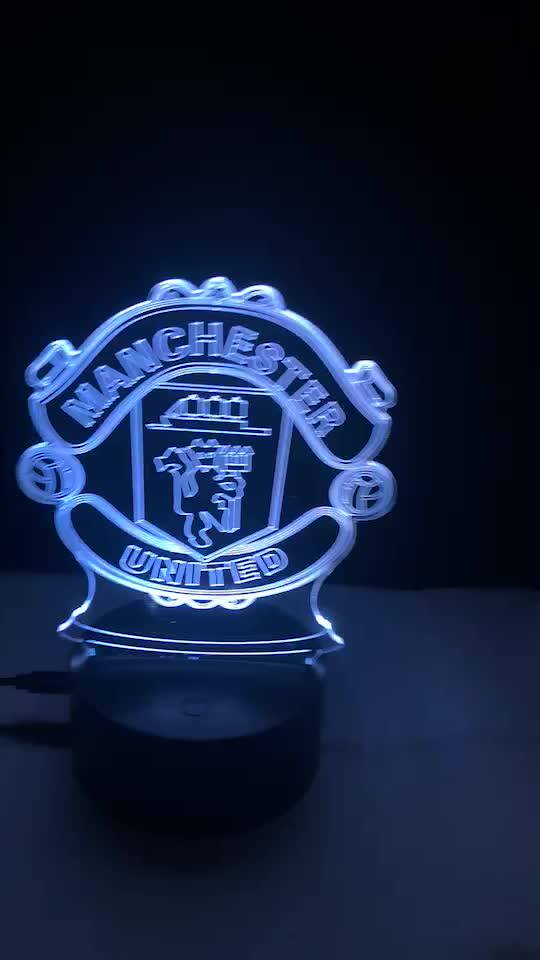 Liverpool Fc Football Club 3d Optical Illusion Led Lamps Night Light ...