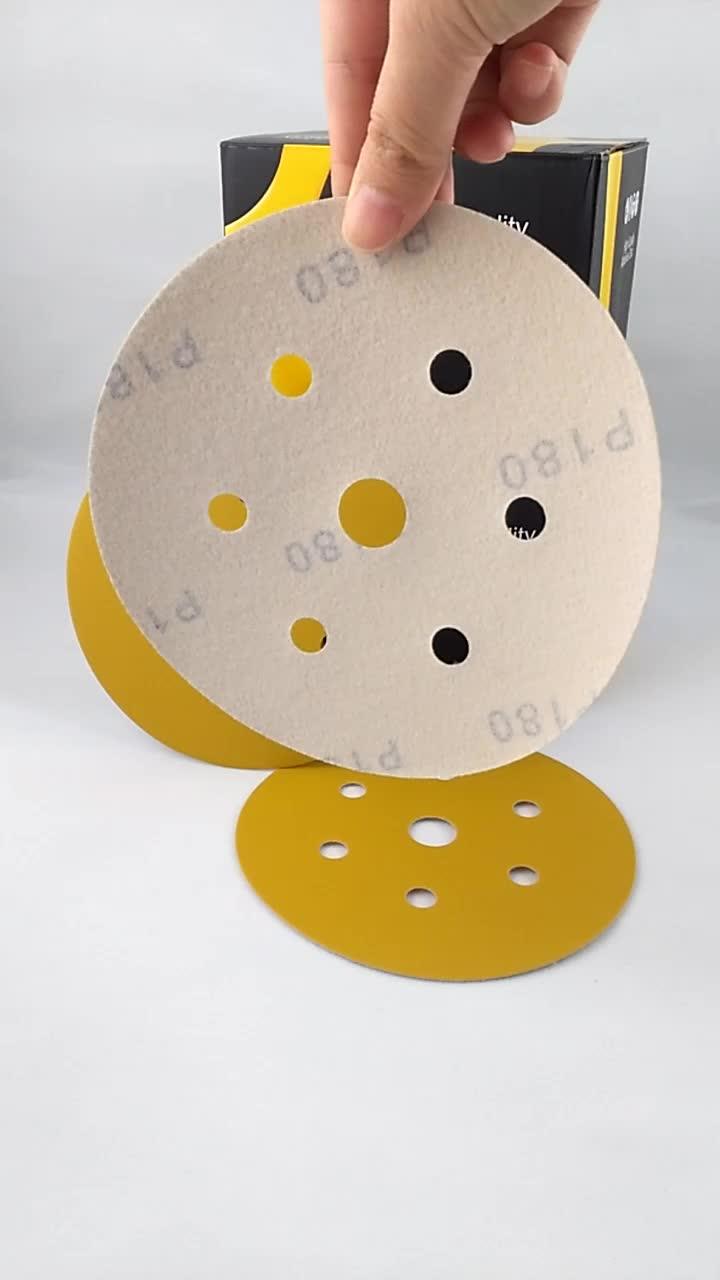 High Quality German Production Line 150mm 7 Holes Gold Sand Disc ...