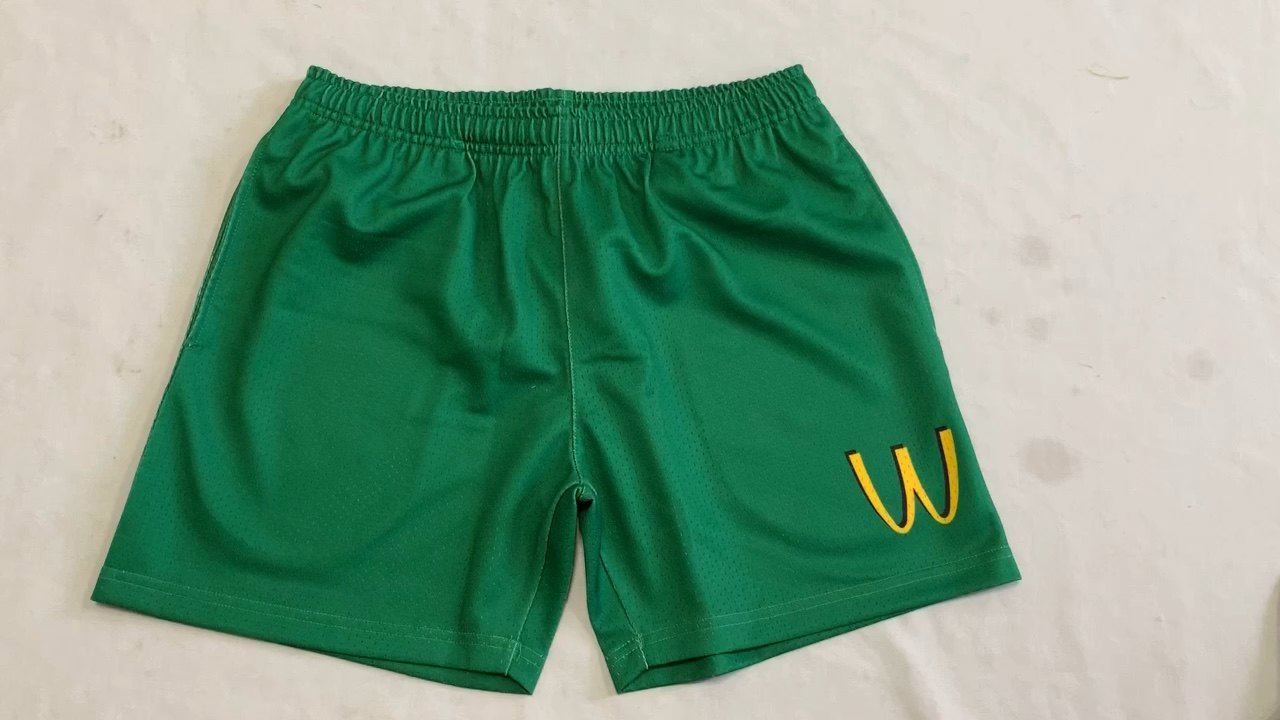 Custom All Over Graphic Printing Polyester Beach Shorts Mesh ...