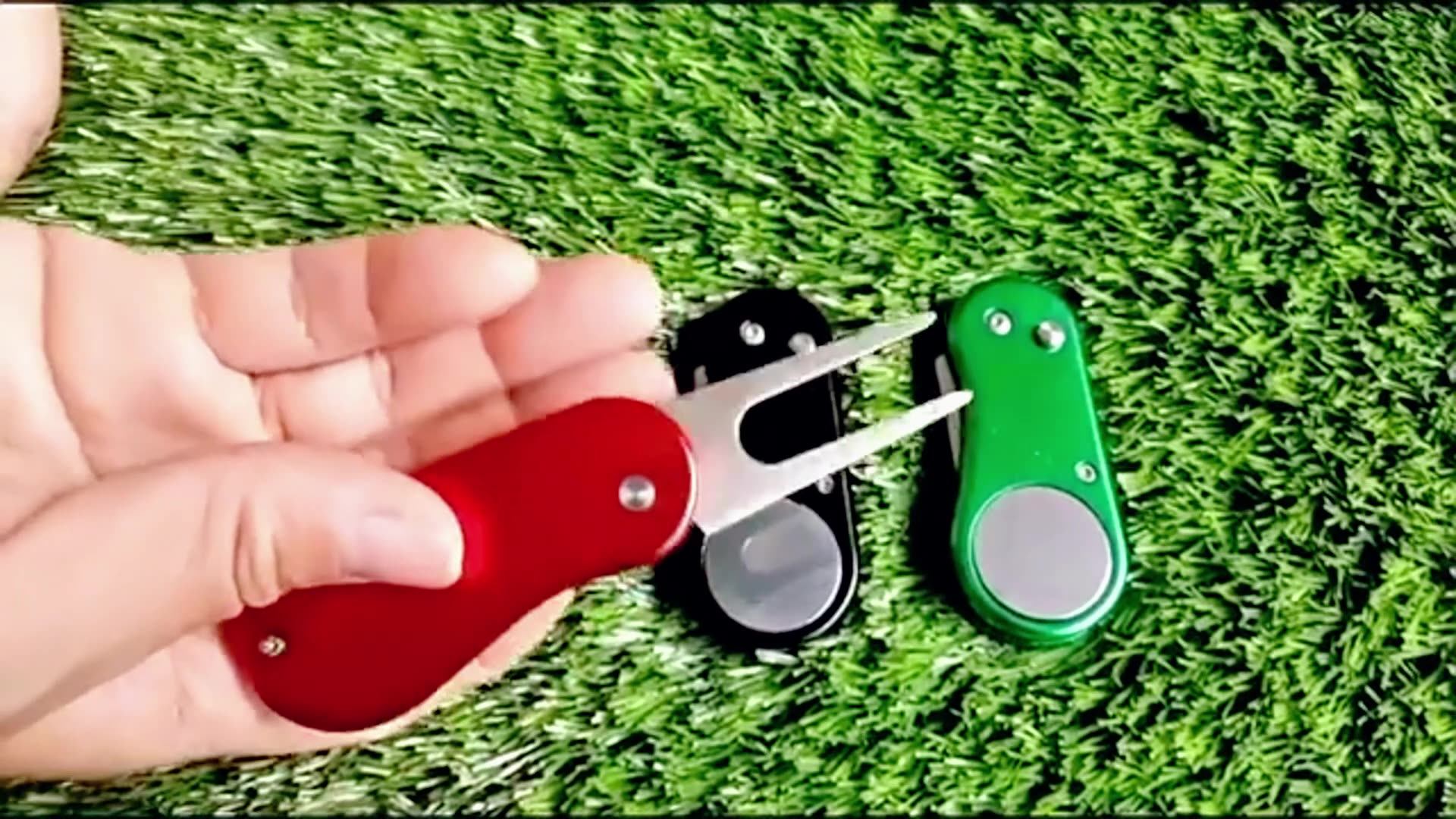 Wholesale Foldable Golf Divot Tool With Magnetic Ball Marker Custom ...