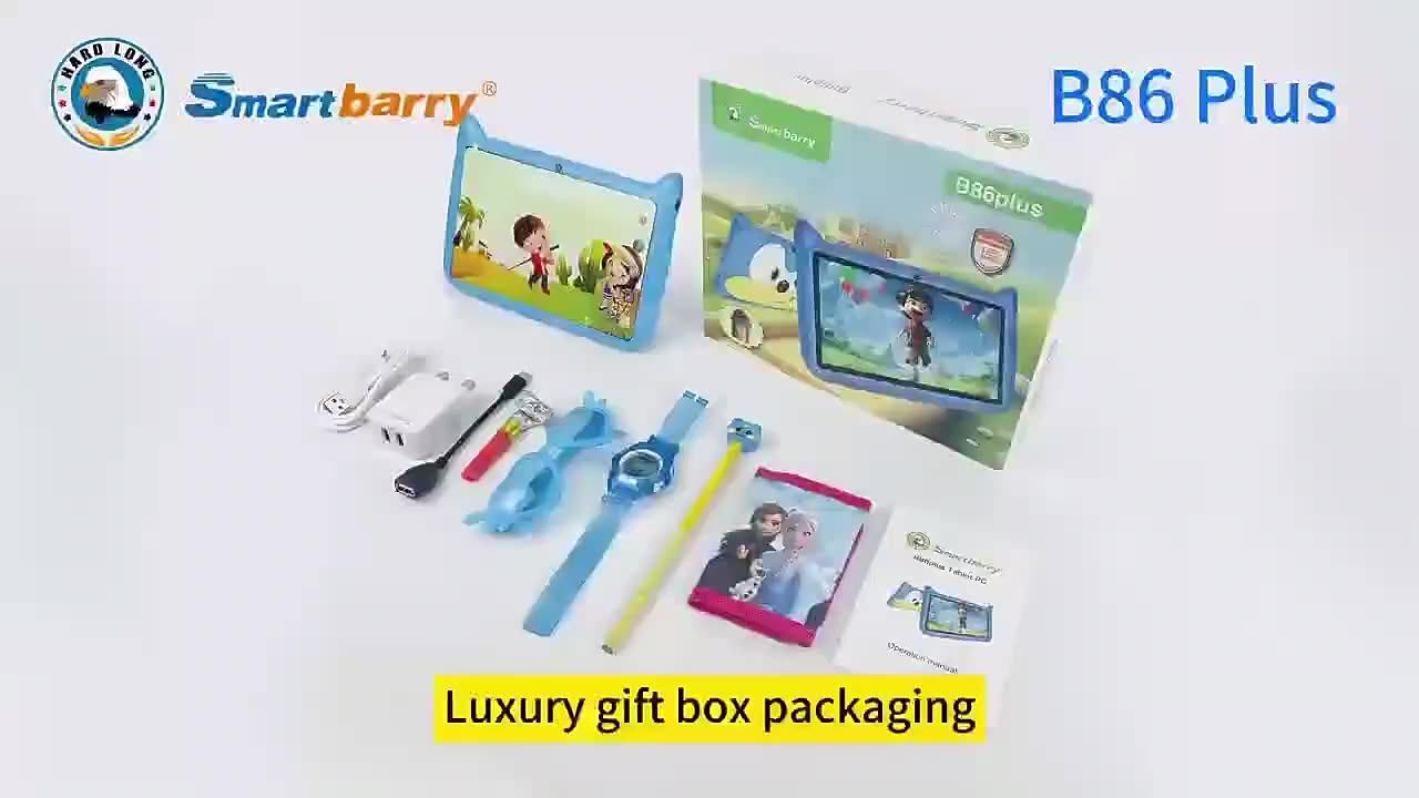 B86 Plus 7" 4gb+128gb Kids Children Tablet Pc Android 1024x600 Ips Wifi ...
