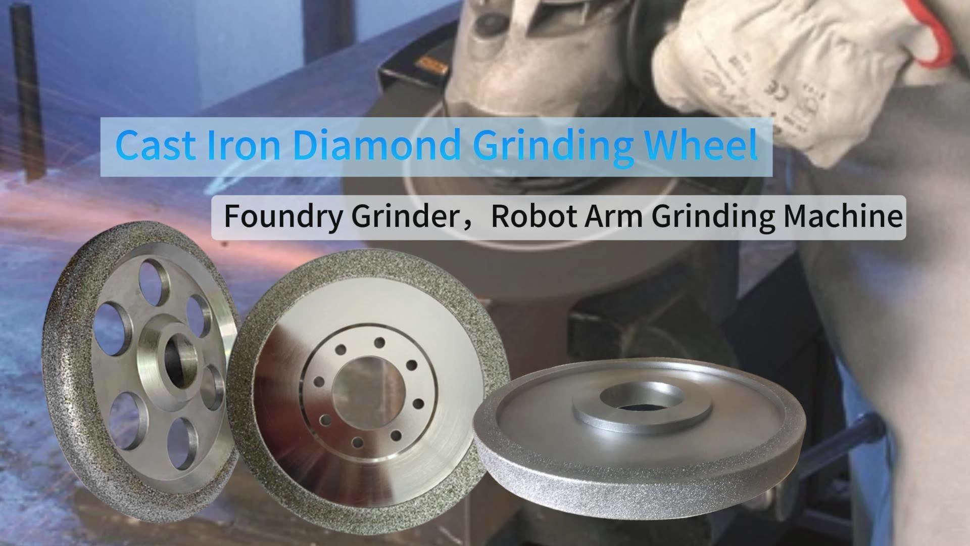Cast Iron Foundry Grinding Deburring Straight Peripheral Wheel Sintered ...