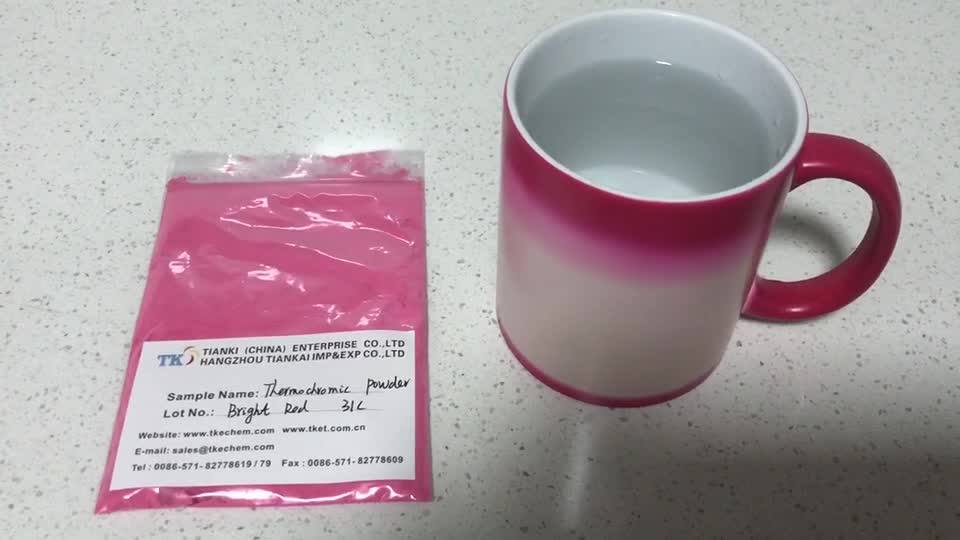 Reversible Heat Activated Temperature Sensitive Thermochromic Pigment ...