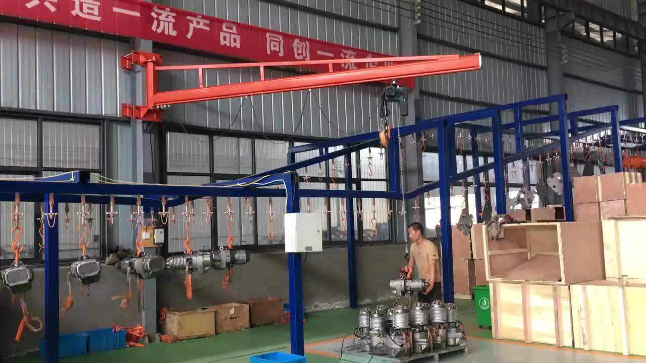 5 Ton Jib Crane Fixed Slewing Jib Crane Factory Use Light Duty Jib ...