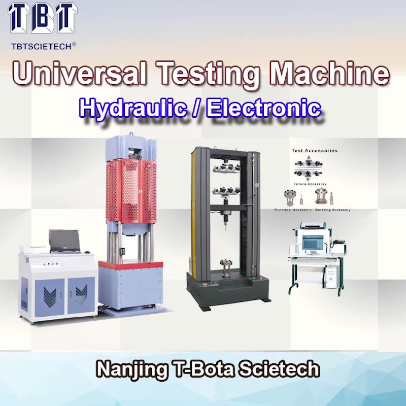 T-bota 1000kn Utm Universal Testing Machine Electric Screw Digital ...