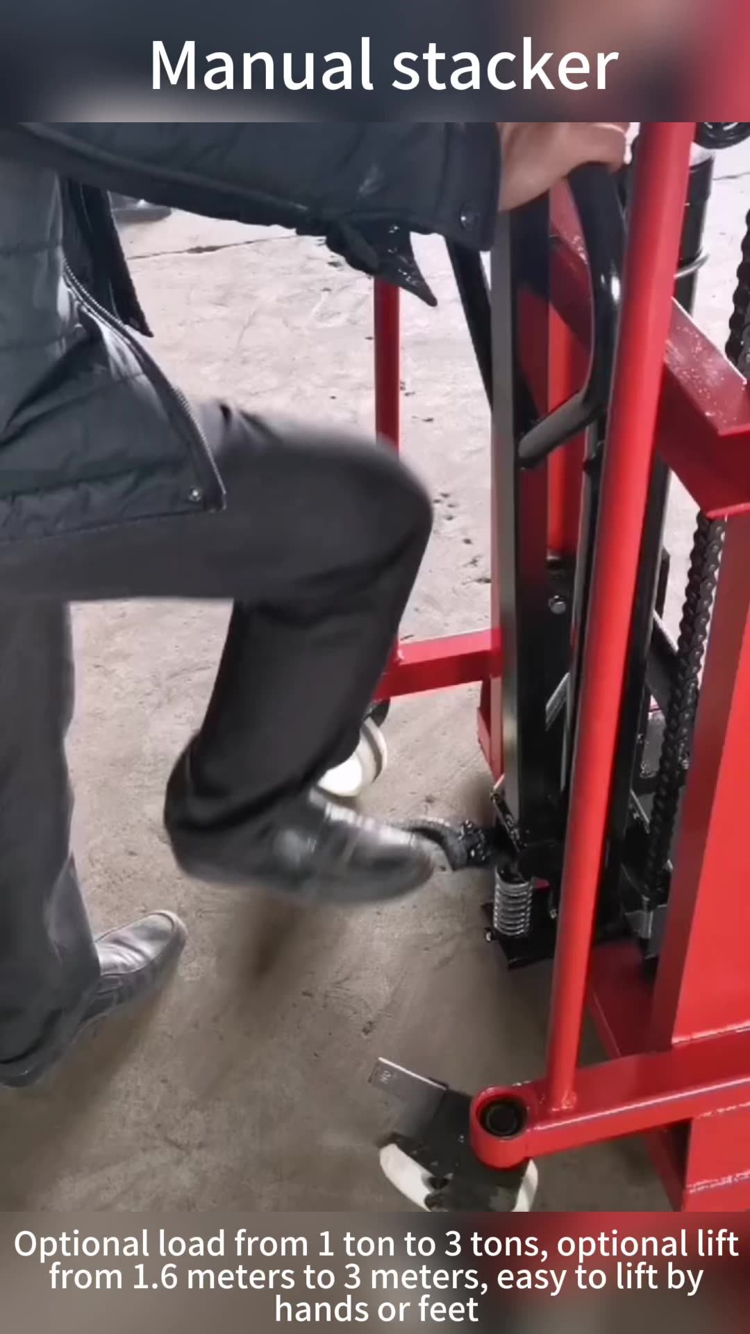 3ton Container Manual Stacker Reclaimer For Coal Hydraulic Self Lifting ...