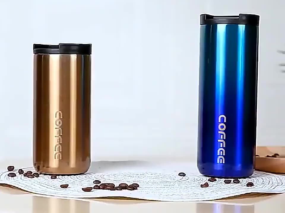 2021 New Design 18oz Thermos Spill Proof Car Travel Cup Stainless Steel ...