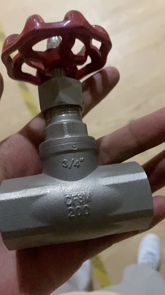 304不锈钢丝扣截止阀水开关蒸汽阀门4分6分1寸内螺纹阀门J11W-16p-阿里巴巴