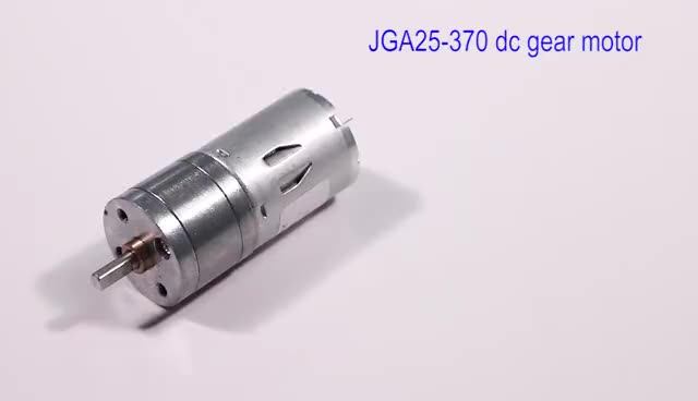 Jga25-370 24v Dc Motor Dc Deceleration Motor With Encoder 25mm 12v ...