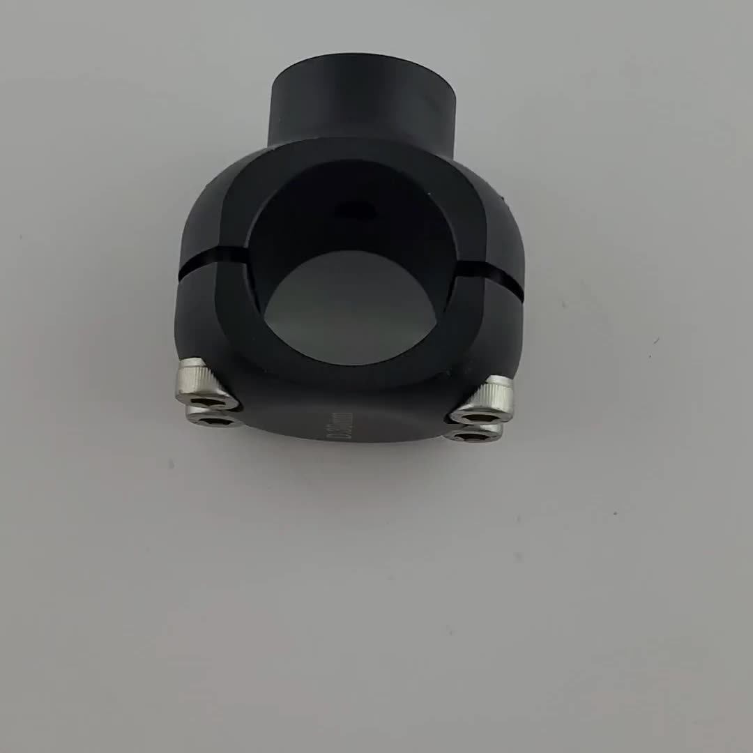 Blue Cnc Aluminum Handle Bar Clamp Adapter Risers Taper For Fat 1 1/8 ...