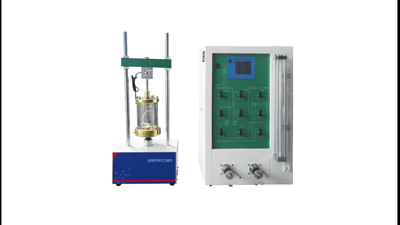 Digital Iso Astm Standard Soil Triaxial Test Apparatus - Buy Soil ...
