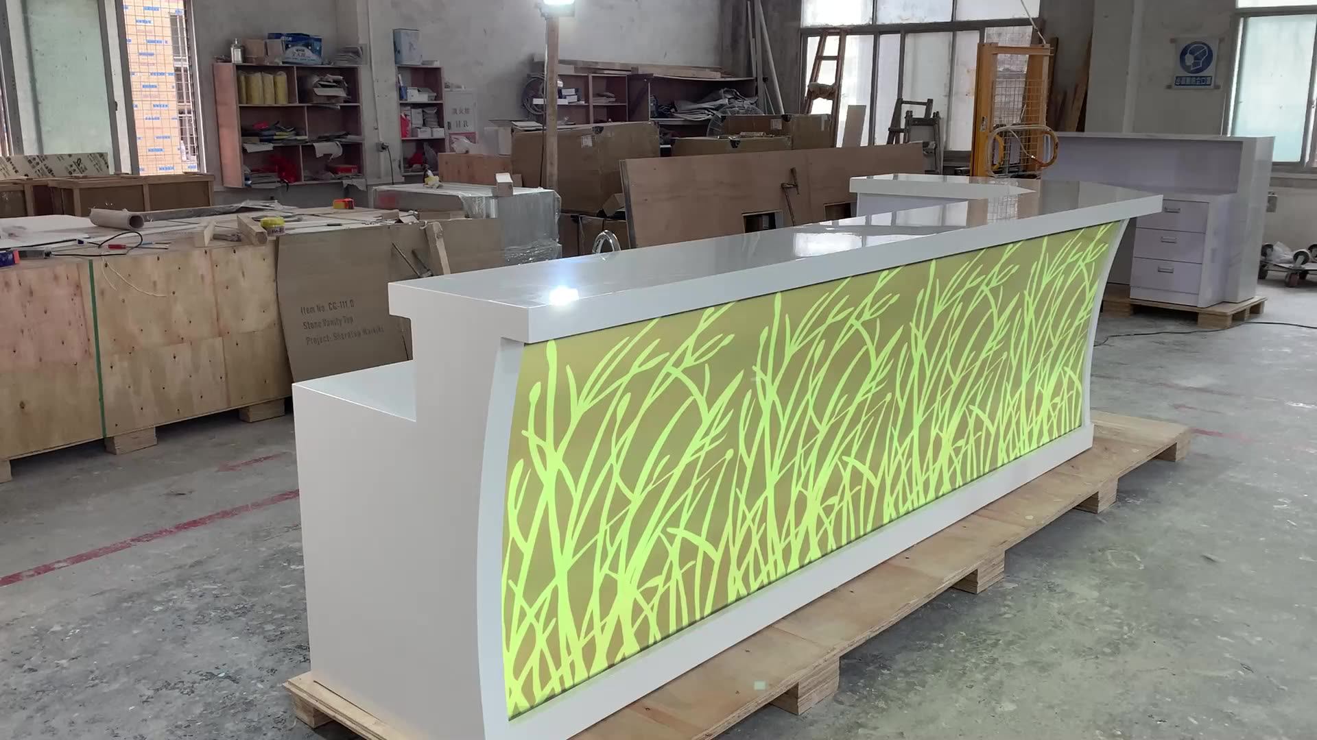 Modern Top Portable Restaurant Night Club Furniture Artificial Stone ...