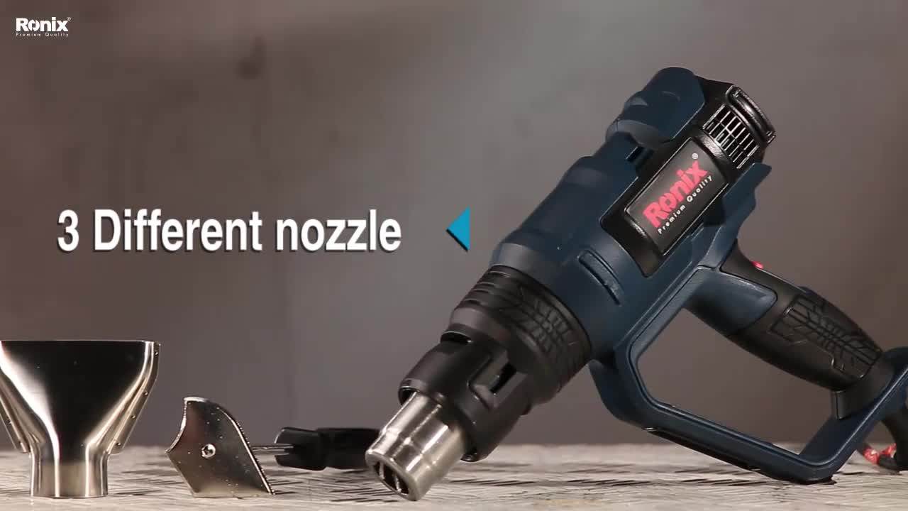 Ronix 2022 Hot Selling 2000w Temperture Adjustable Induction Heat Gun ...