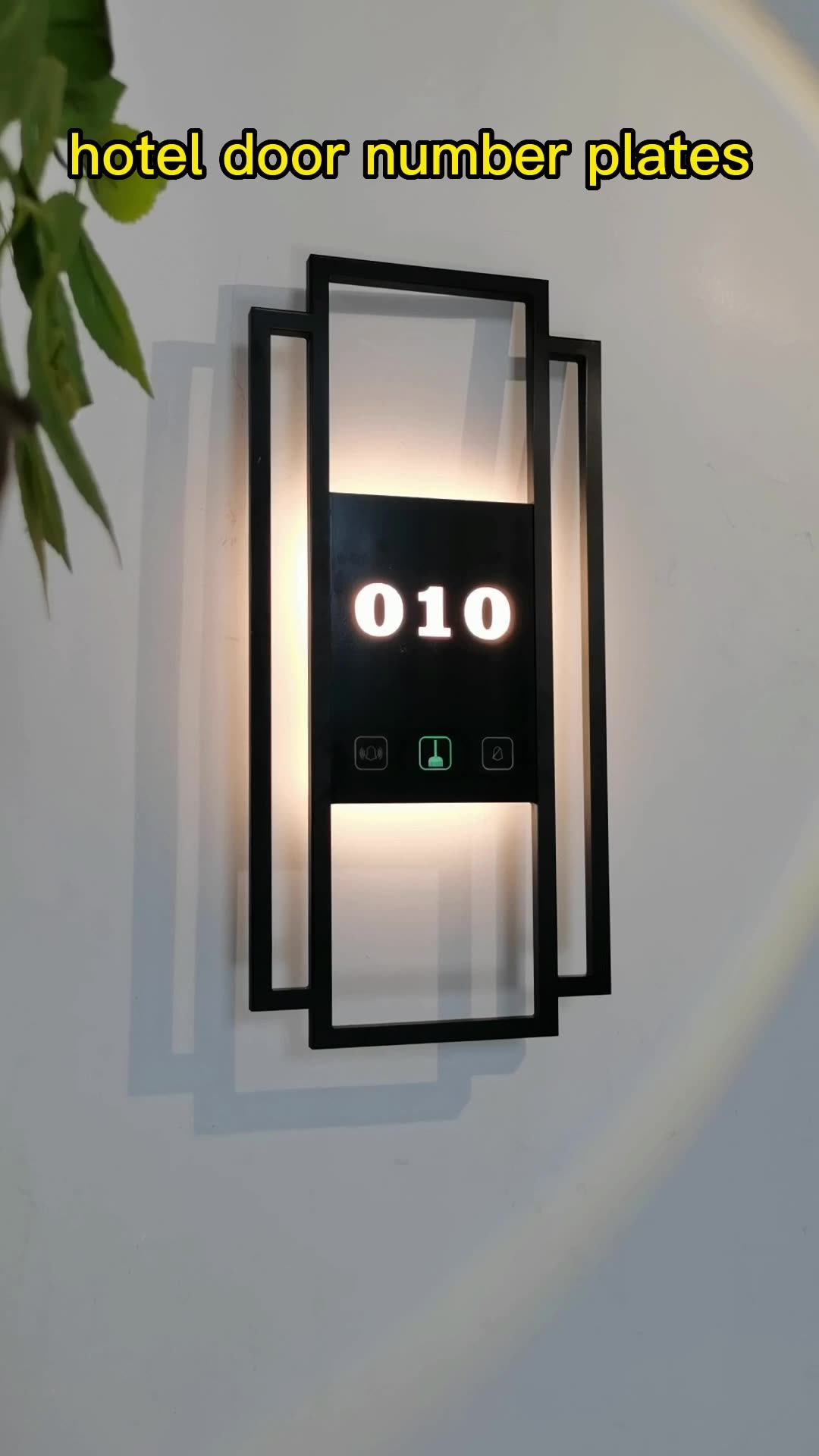 Customized Hotel Room Door Bell System With Dnd Electronic Doorplate ...