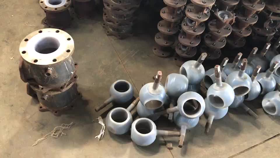 Q41F4-16C 衬四氟法兰球阀 Q41FS-10C 化工管道耐腐蚀用衬塑球阀-阿里巴巴