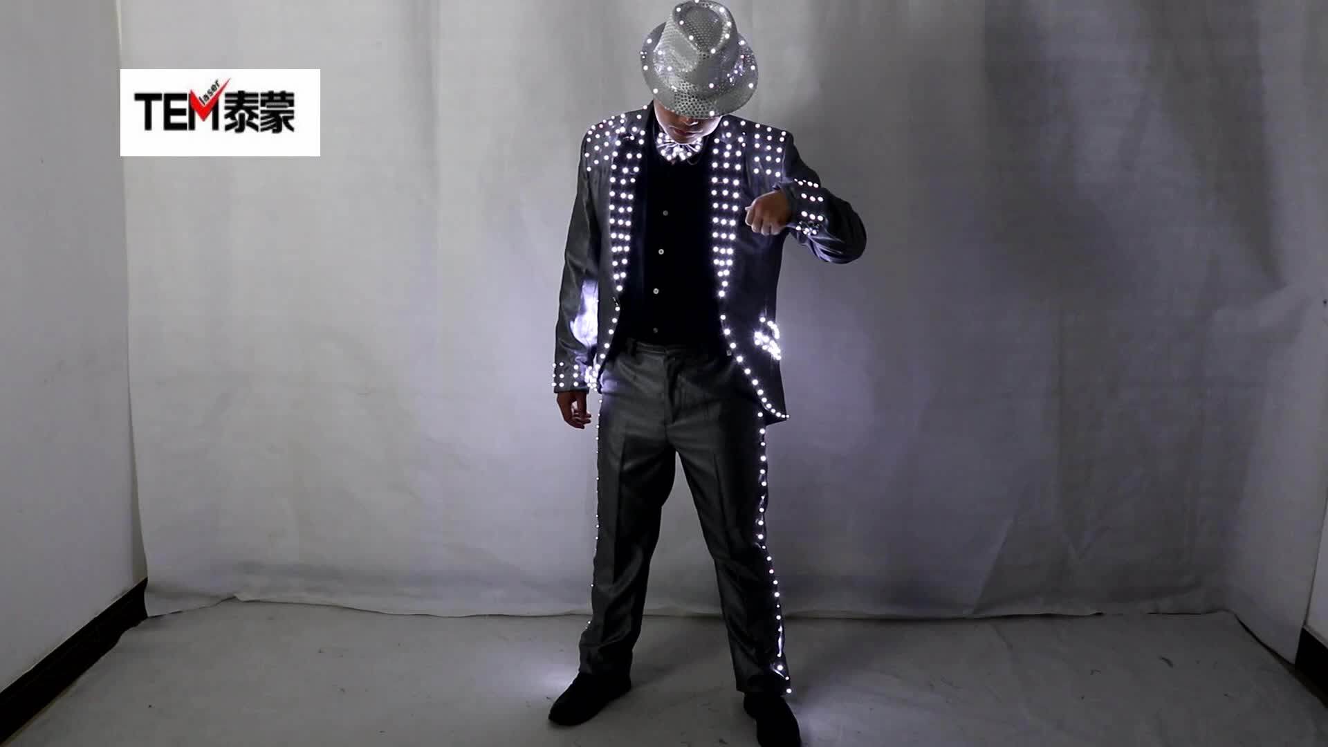 Led Host Suit,Led Luminous Tuxedo For Wedding Ceremonies,Magician ...