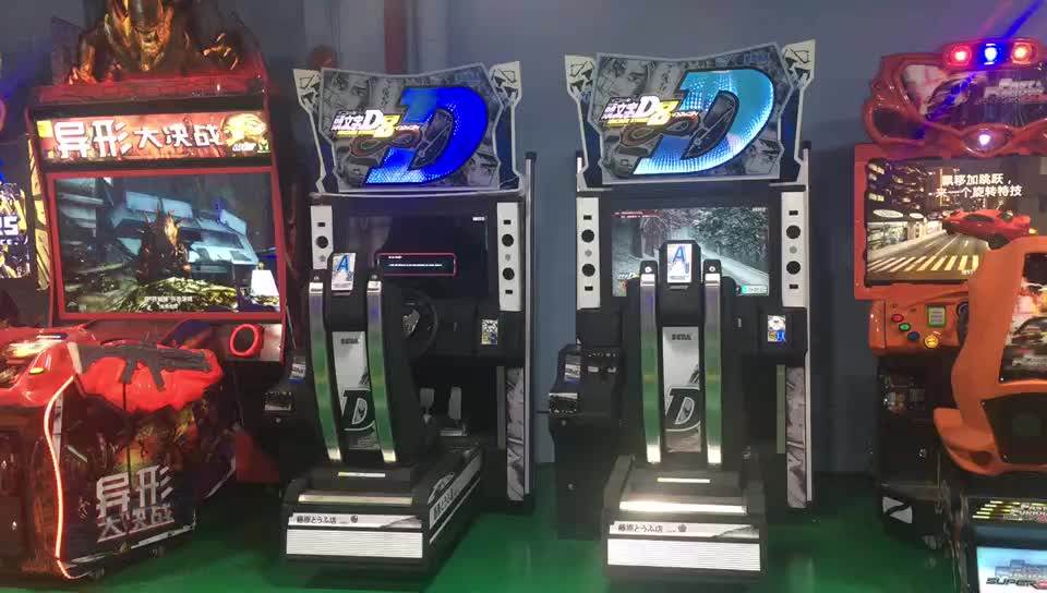 Indoor Amusement Initial D 8 Car Racing Arcade Video Simulator Arcade ...