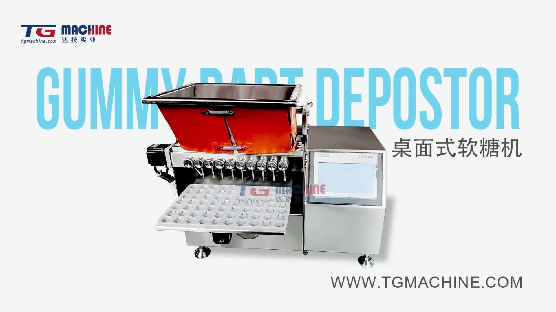 Rapid Output Improved Traceability Jelly Candy Gummy Bear Depositing ...