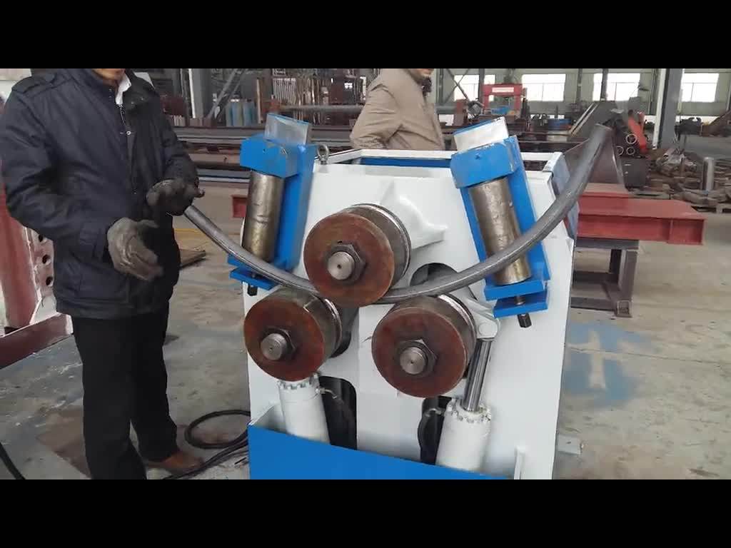 W24s-30 Hydraulic 3 Rolls Angle Steel Profile Bending Roll Machine ...
