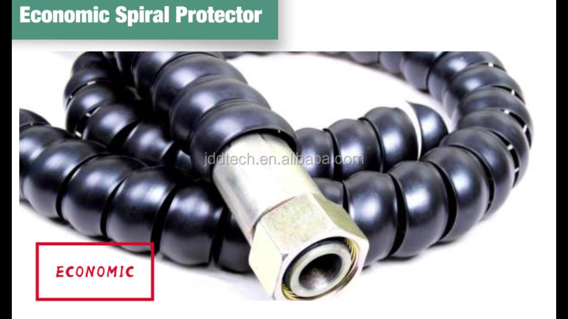 Msha Approved Heavy Duty Spiral Wrap Hdpe Flexible Plastic Cable Sleeve ...