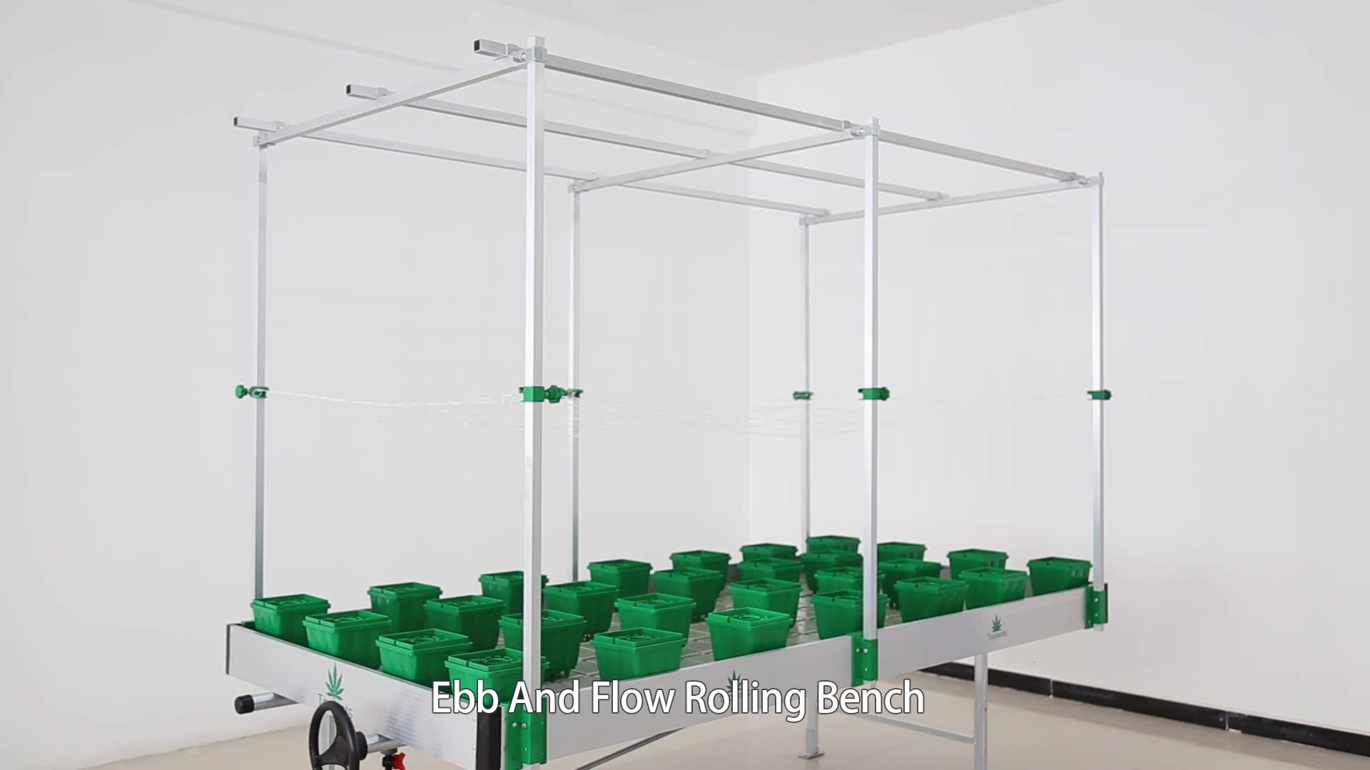 Plastic Flood Tray Ebb And Flow Low Tide 4x8 Flood Table With Rolling ...