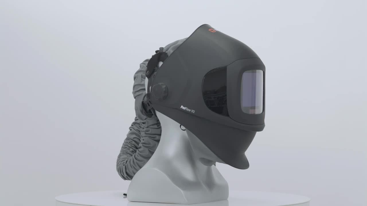 Tecmen Freflow V3 Air Purifying Papr Respirator-s Papr Helmet Air Fed Welding Helmet - Buy Papr ...
