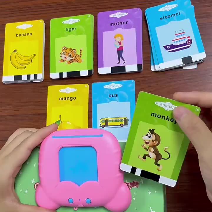 Cognitive Cards Talking Flash Cards Resource Phonics Memory Games Baby ...
