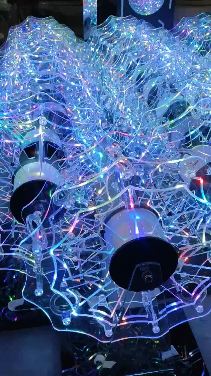 2022 New Model Revolving Glass Display Stand Led Ferris Wheel Shot ...