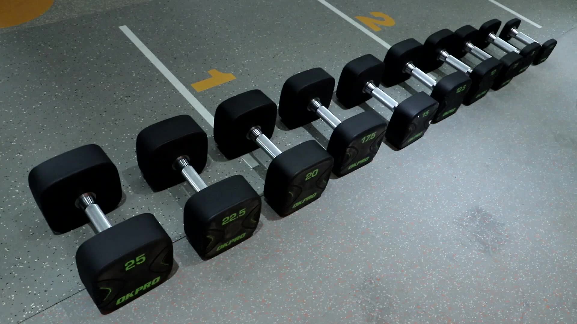 Urethane Dumbbell Weights China Custom Square Pu Dumbbell - Buy Pu ...