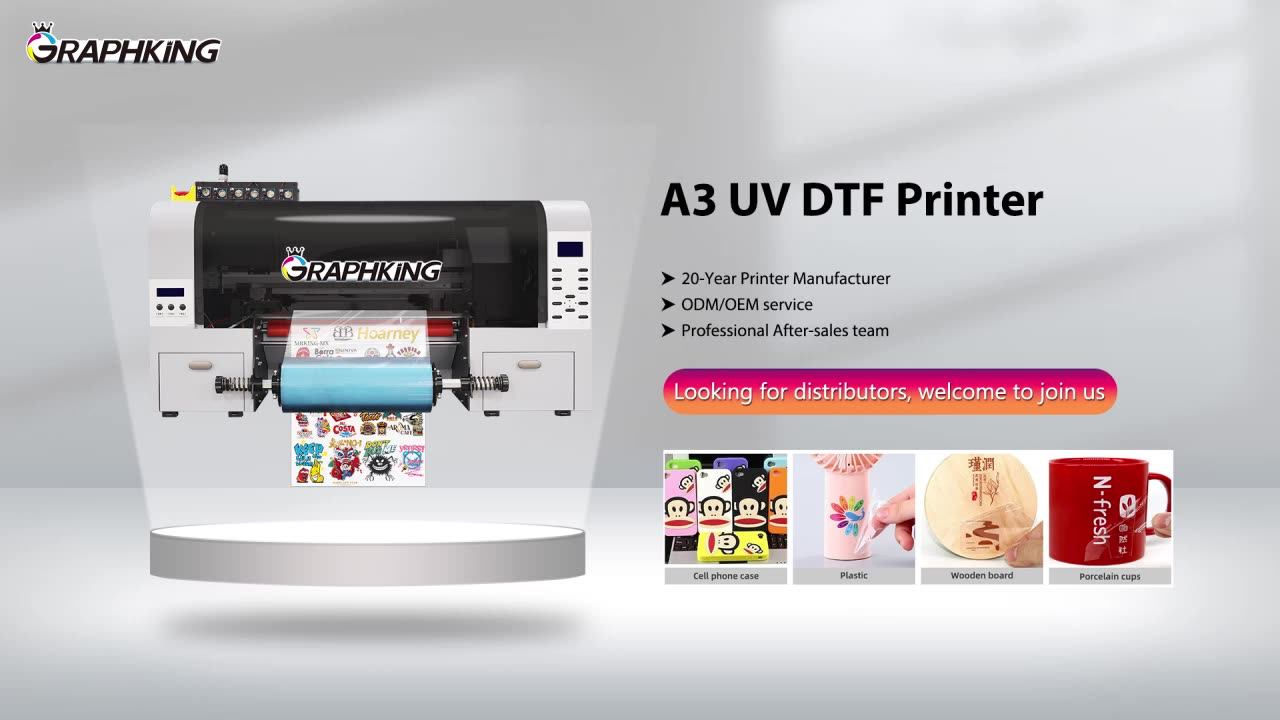 2023 New A3 Uv Dtf Sticker Printer Direct To Ab Film With Lamination ...