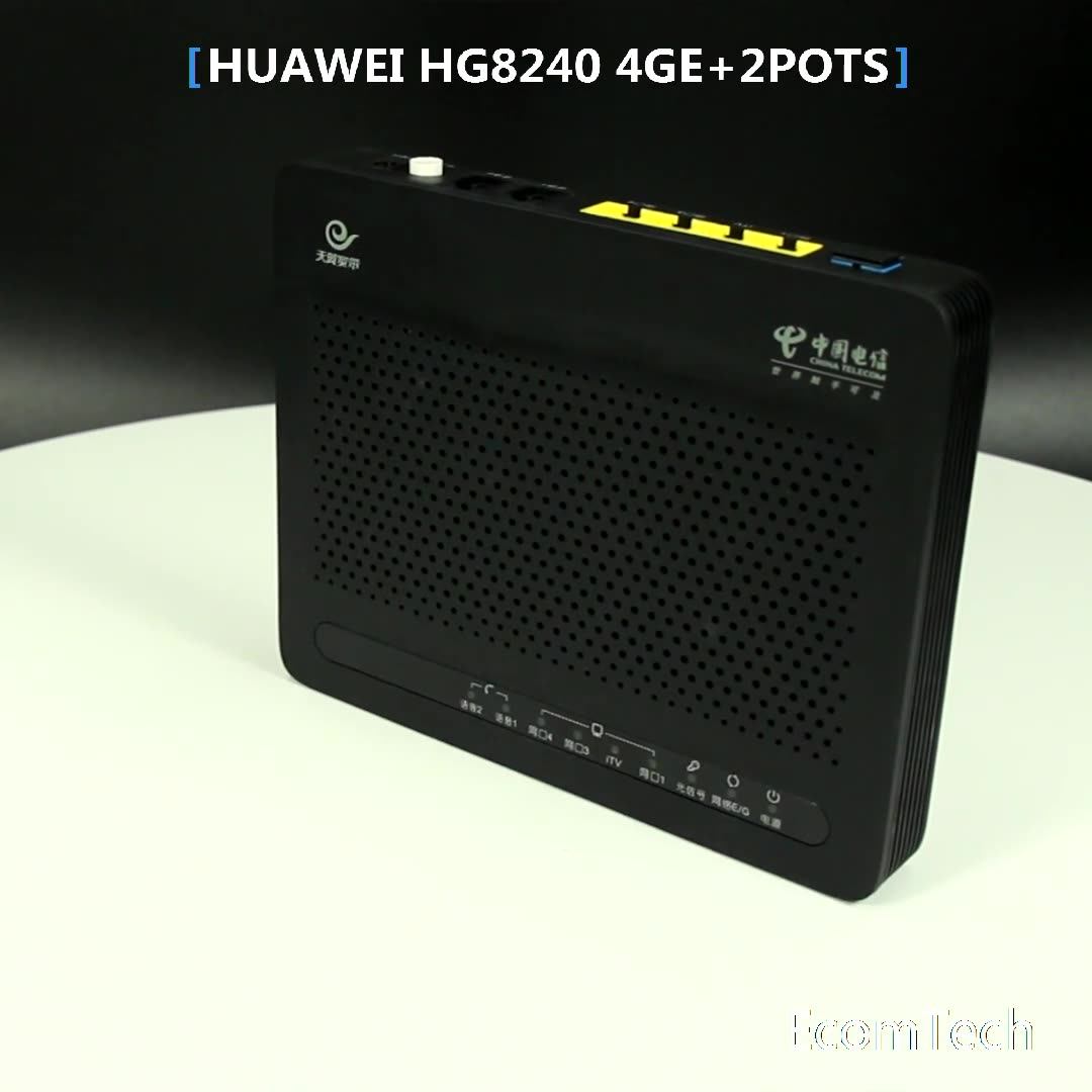Huawei Hg8240r 4fe+2tel Black Onu Ont Factory Price English Version ...