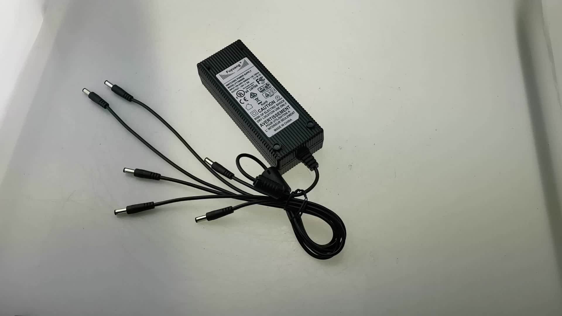 Fuyuang High Quality 4 Pin Din 12v 10a Ac Dc Adapter Supply Medical ...