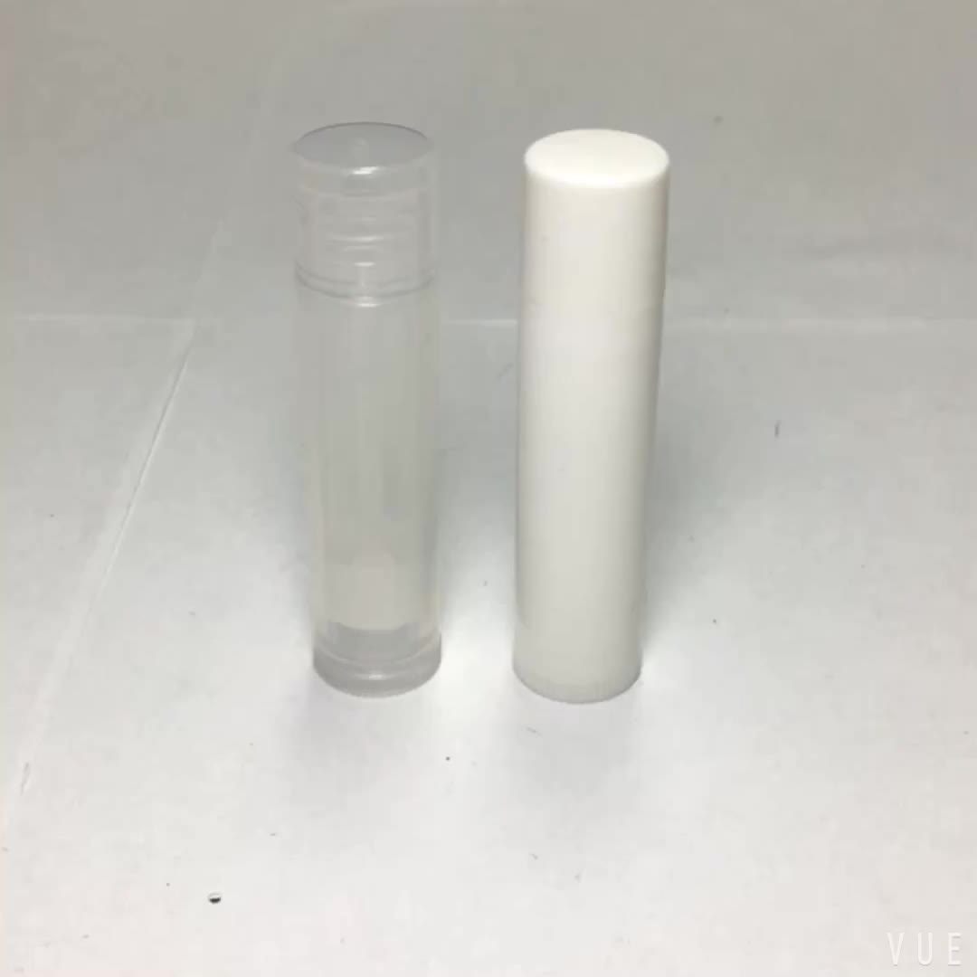 5g Lip Balm Empty Container Clear Tubes With Twist Bottom And Top Lid 3 ...