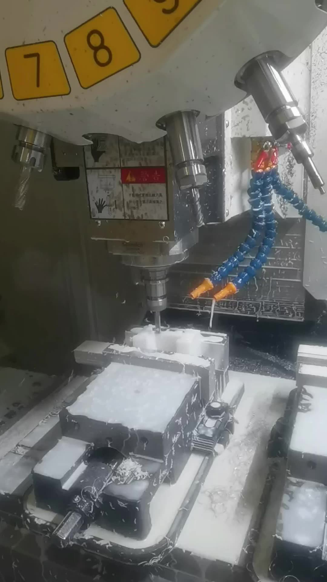 Customized Precision 5 Axis Cnc Milling Service Machining Metal Block ...