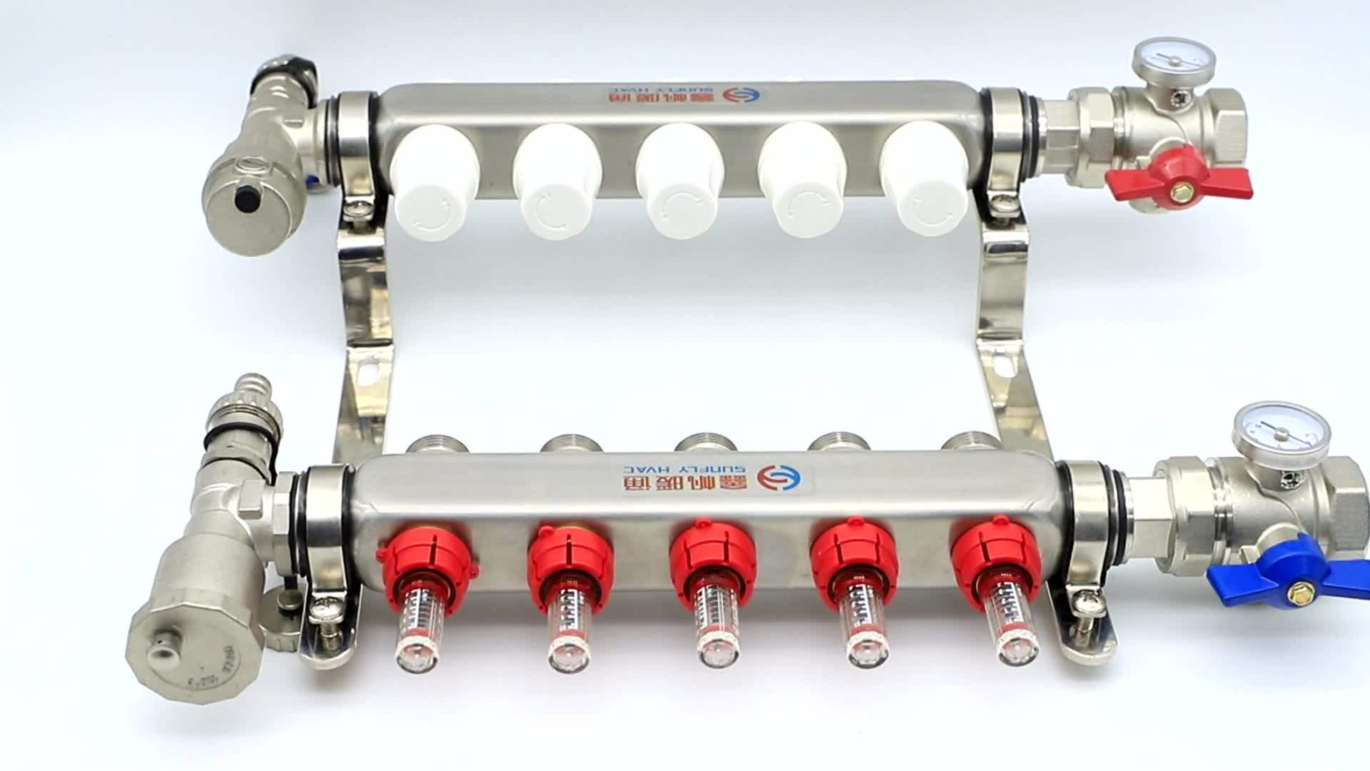 Sunfly Xf28188 Manifold Fittings Wall Holding Set For Brass Bar ...