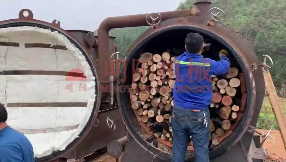 Ce Approved Professional Design Good Effect Retort Kiln Biochar/wood ...