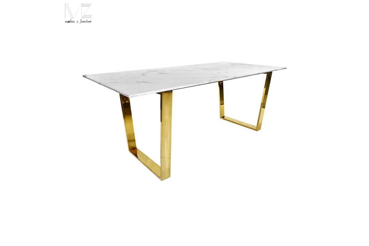 Mesa De Comedor De Mármol Rectangular De Lujo Para Hotel,Con Base ...