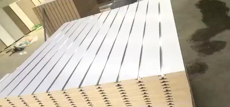 1220x2440mm 15 16 17 18mm Panel Un Lado Diferentes Colores T Ranurado ...